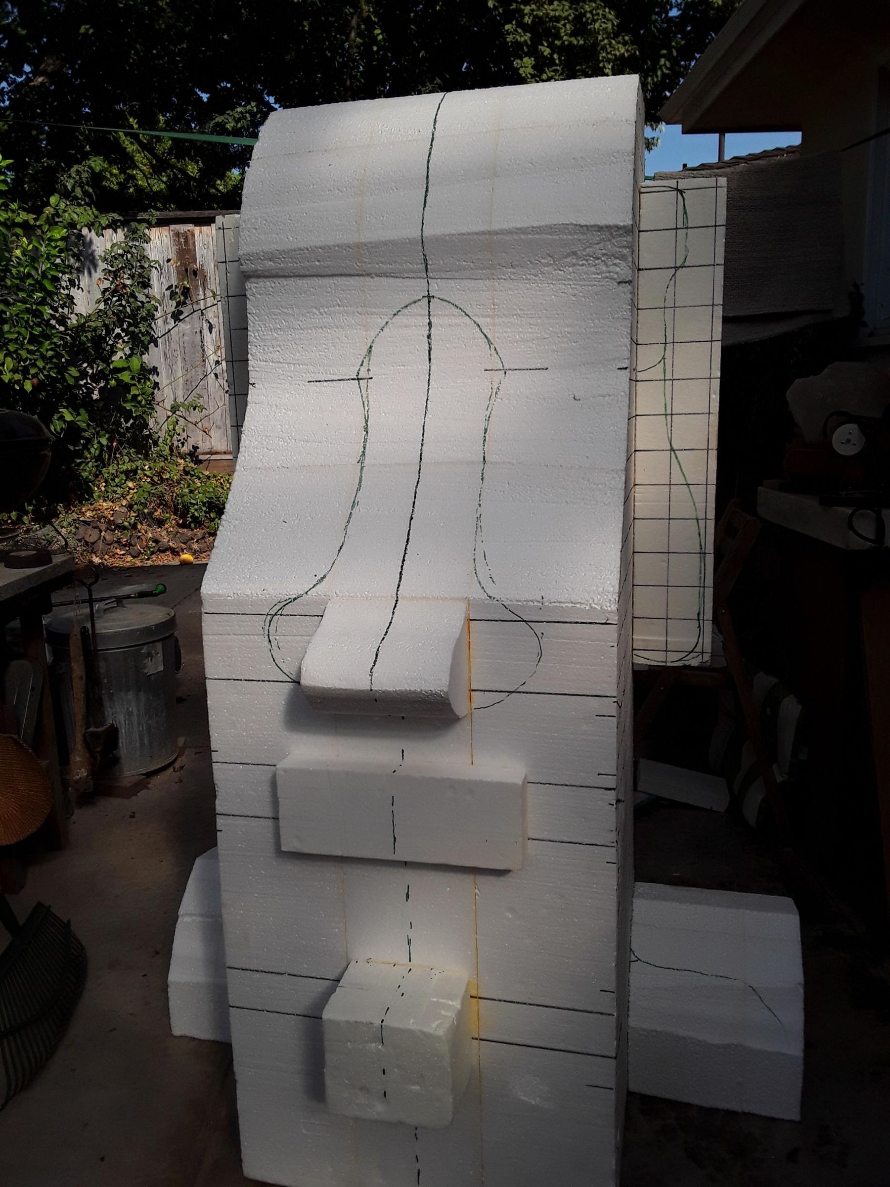 Moai From Recycled Foam : 8 Steps (with Pictures) - Instructables