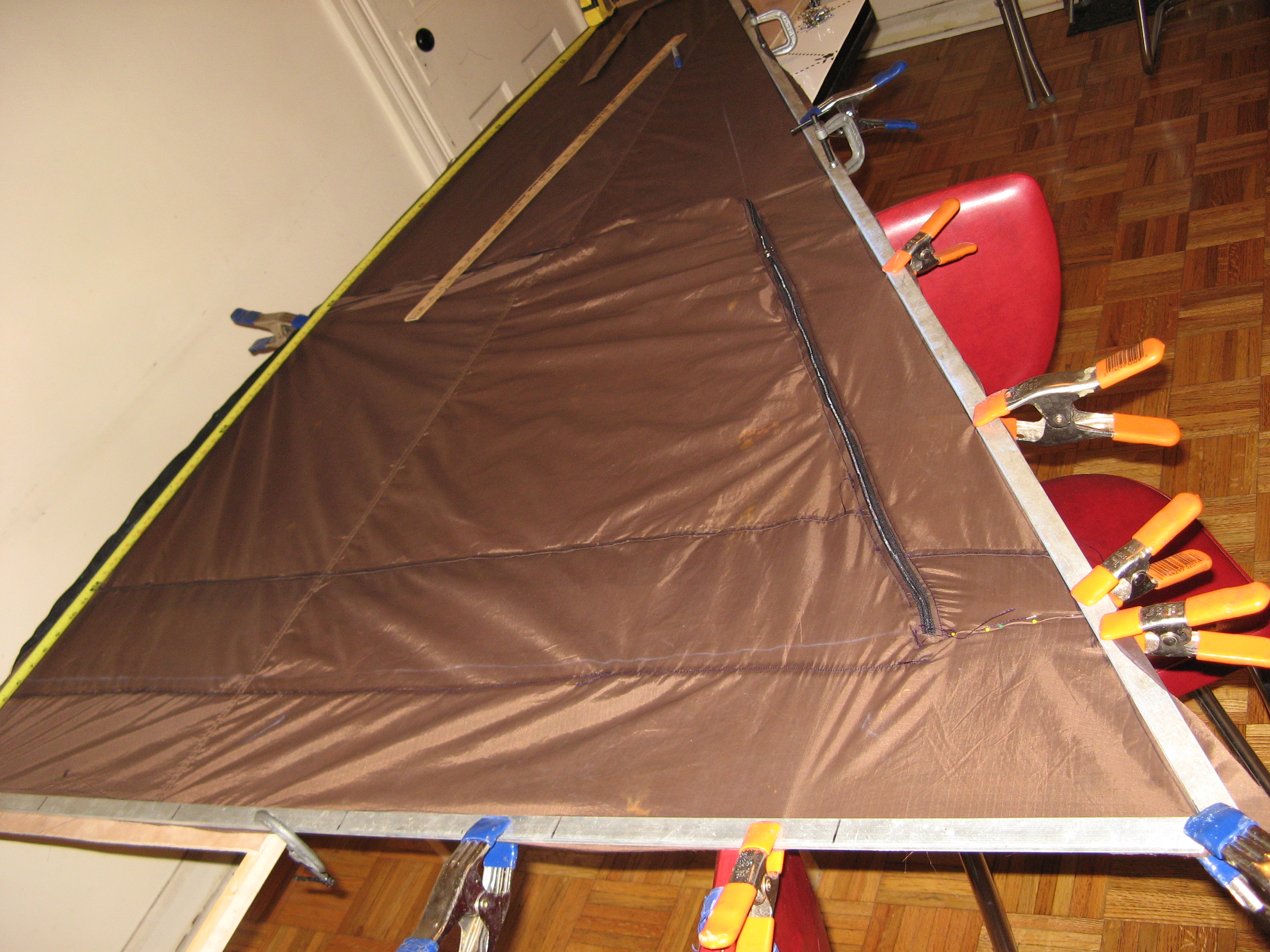 The Near-Perfect Tent: Design and Build a Recycled Tent : 15 Steps ...