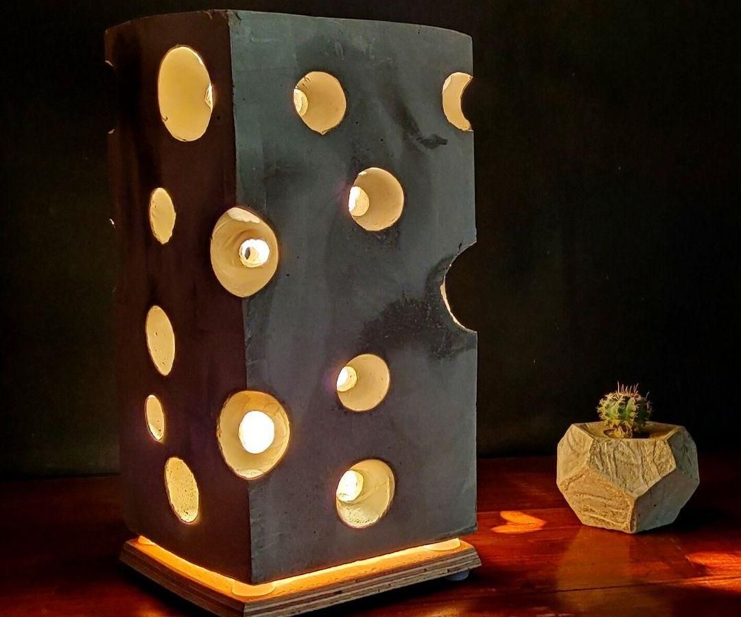 DIY Concrete Lamp : 4 Steps (with Pictures) - Instructables