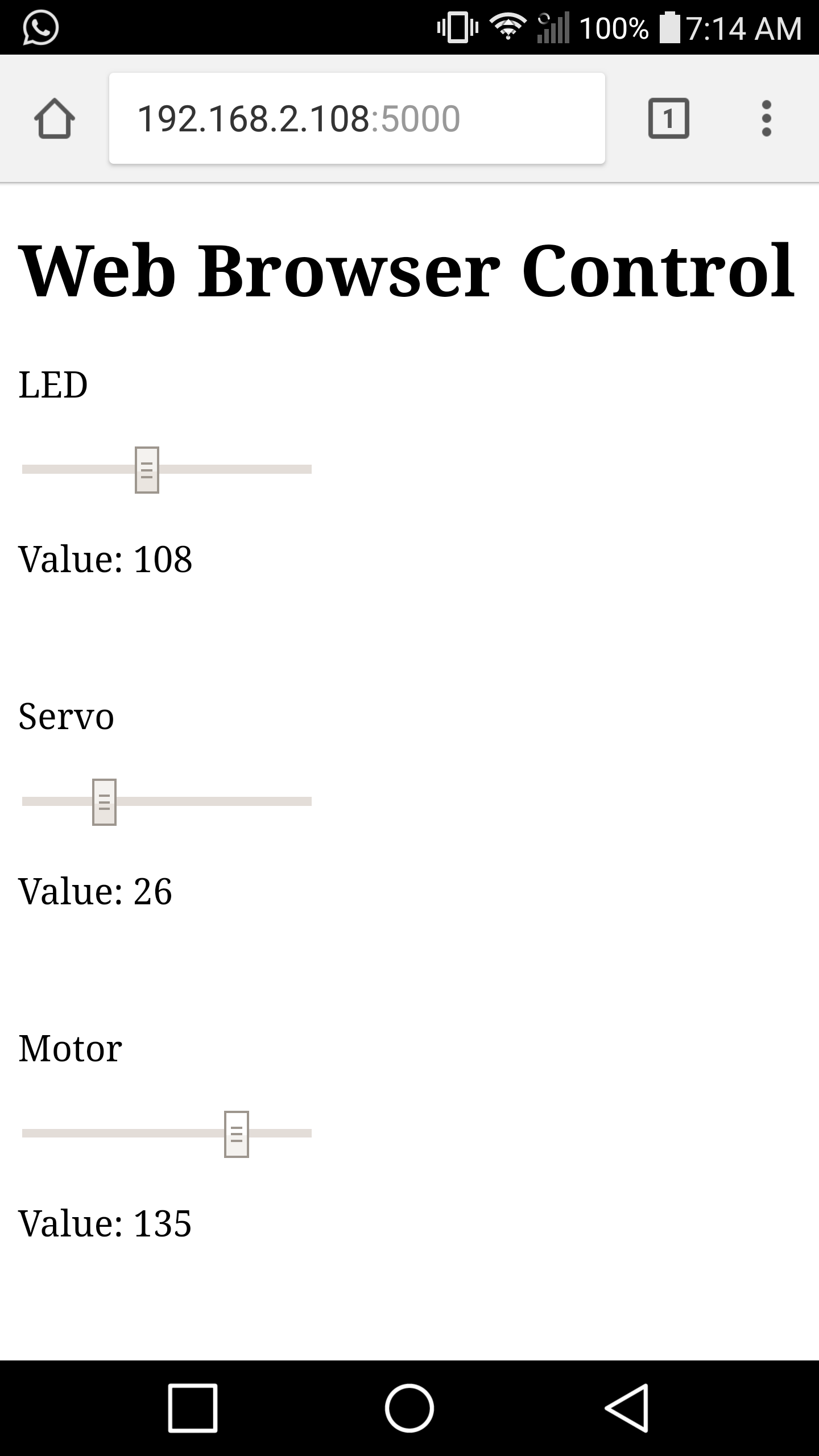 Smooth Web Browser Motor Control : 6 Steps (with Pictures) - Instructables
