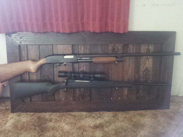 Gun Rack From Reclaimed Pallet Wood : 7 Steps - Instructables