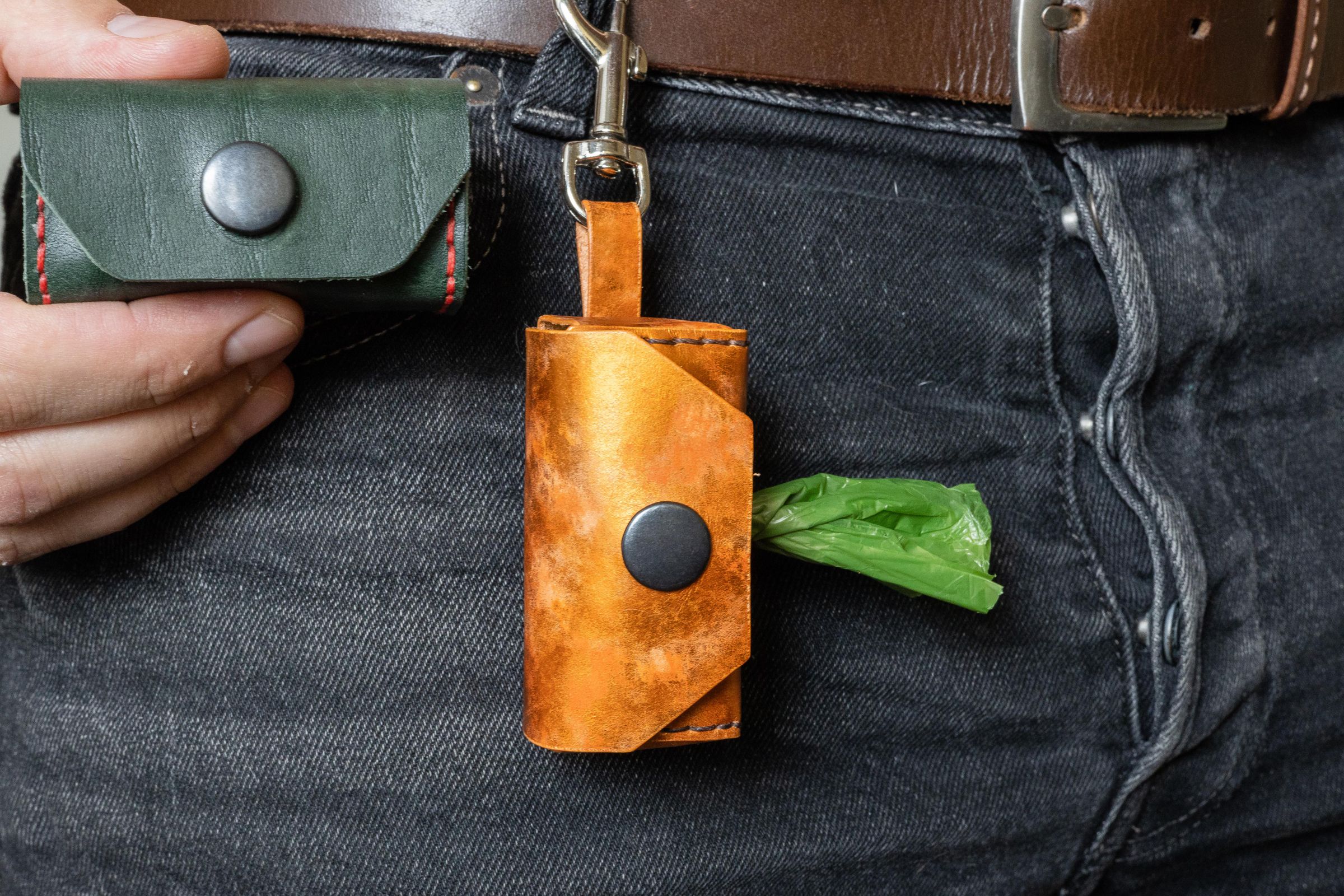 Leather Dog Poop Bag Holder / Dispenser : 6 Steps (with Pictures ...