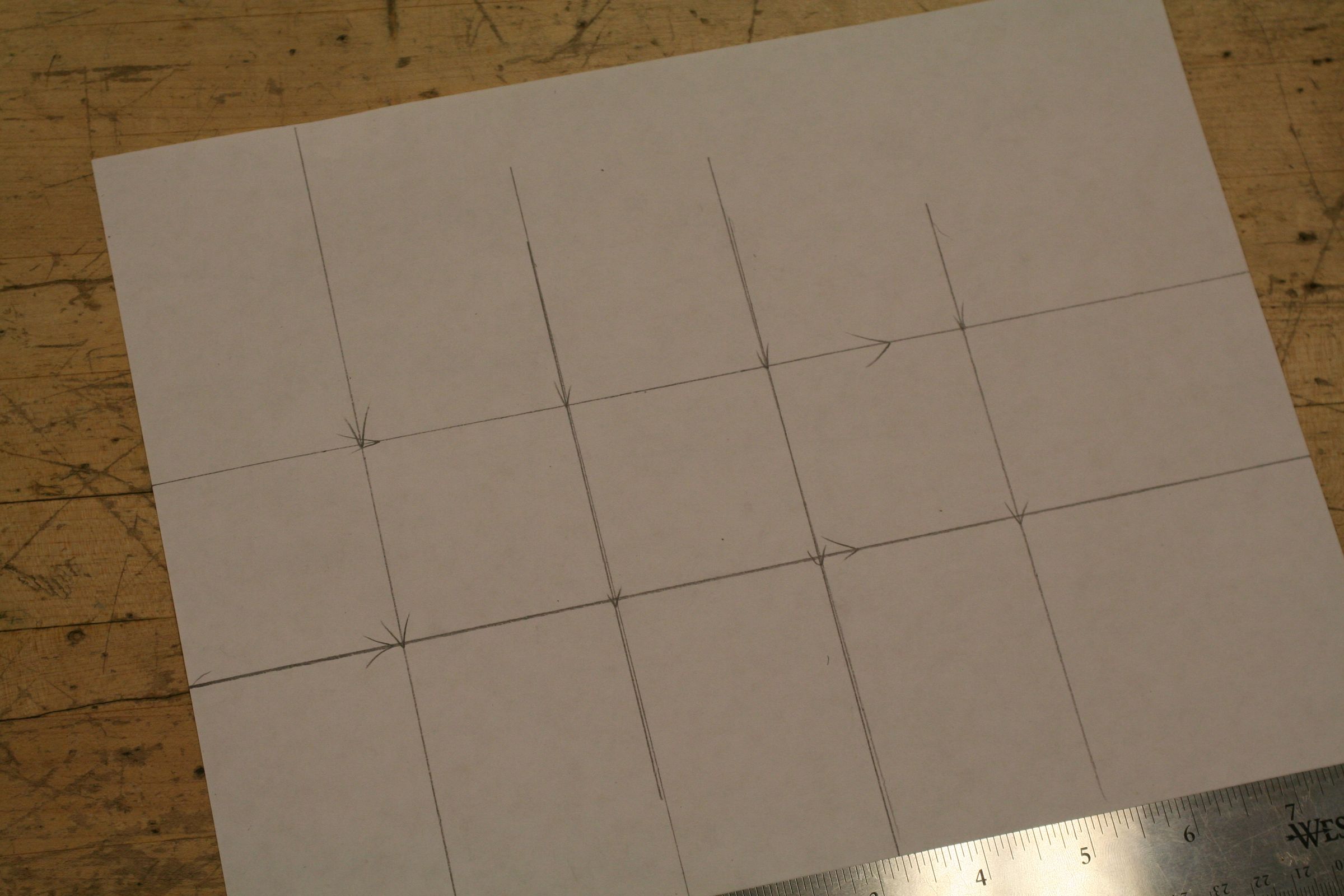 Perfect Paper Cube: Laying Out a Project Using Parallel Line ...