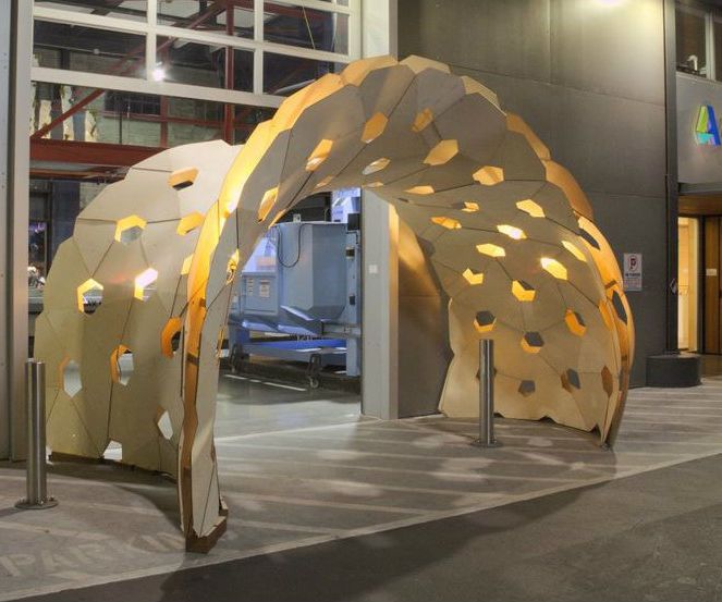 Design and Fabrication of a Bending-Active Pavilion : 8 Steps (with ...