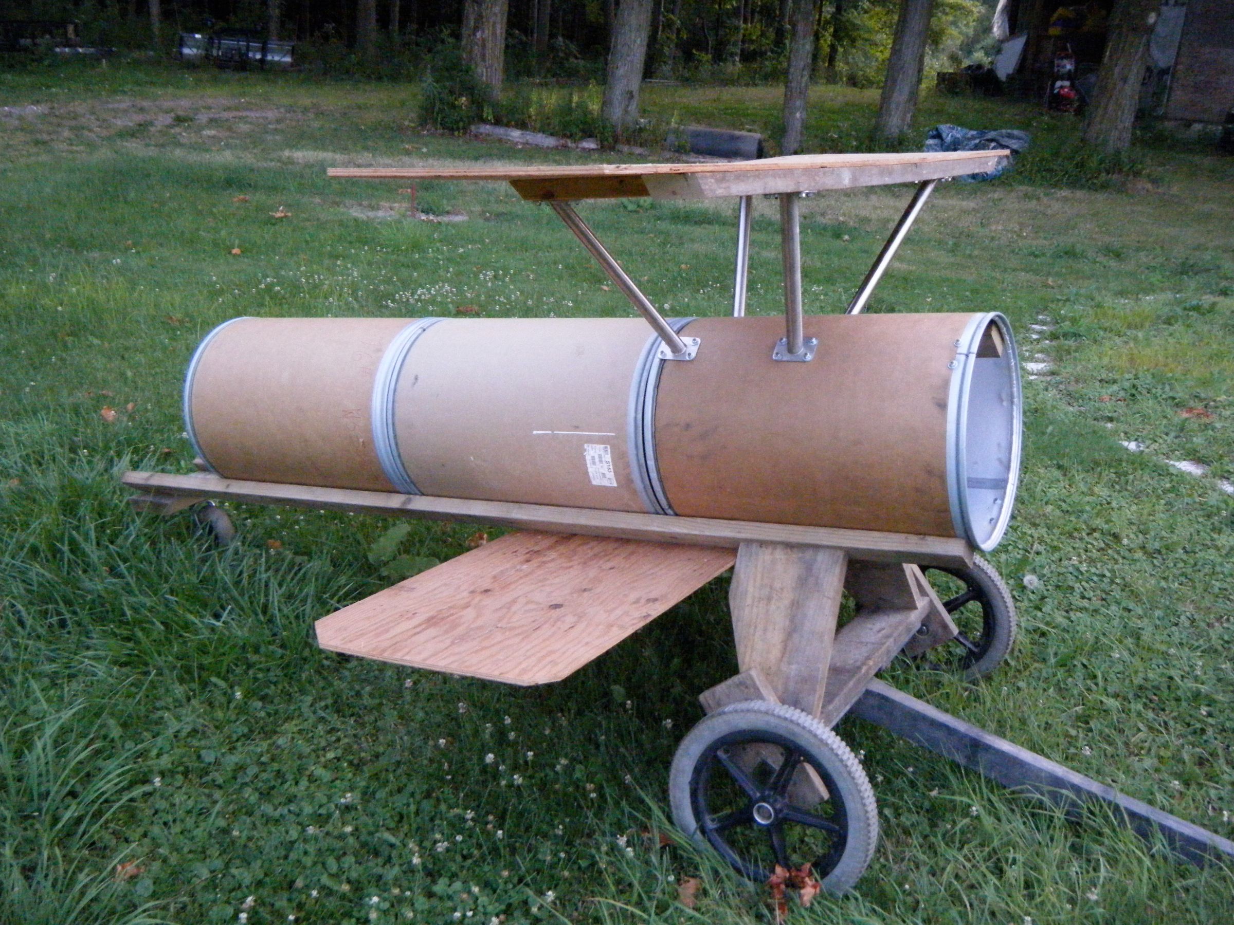 Cardboard Barrel Biplane. the Flyin' Lion : 23 Steps (with Pictures ...