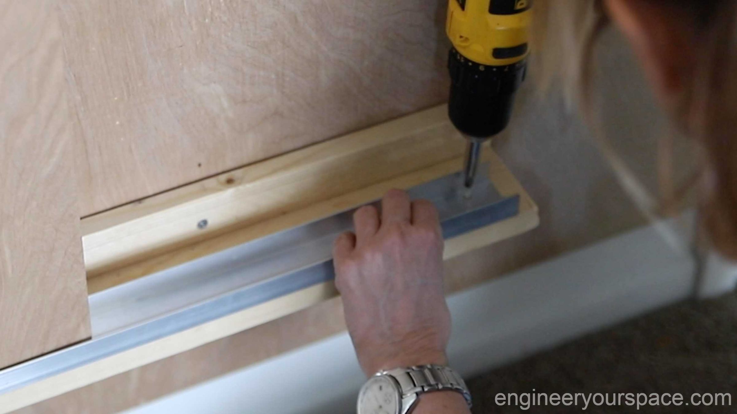 Hidden Home Office Whiteboard With DIY Barn Door Hardware : 18 Steps ...