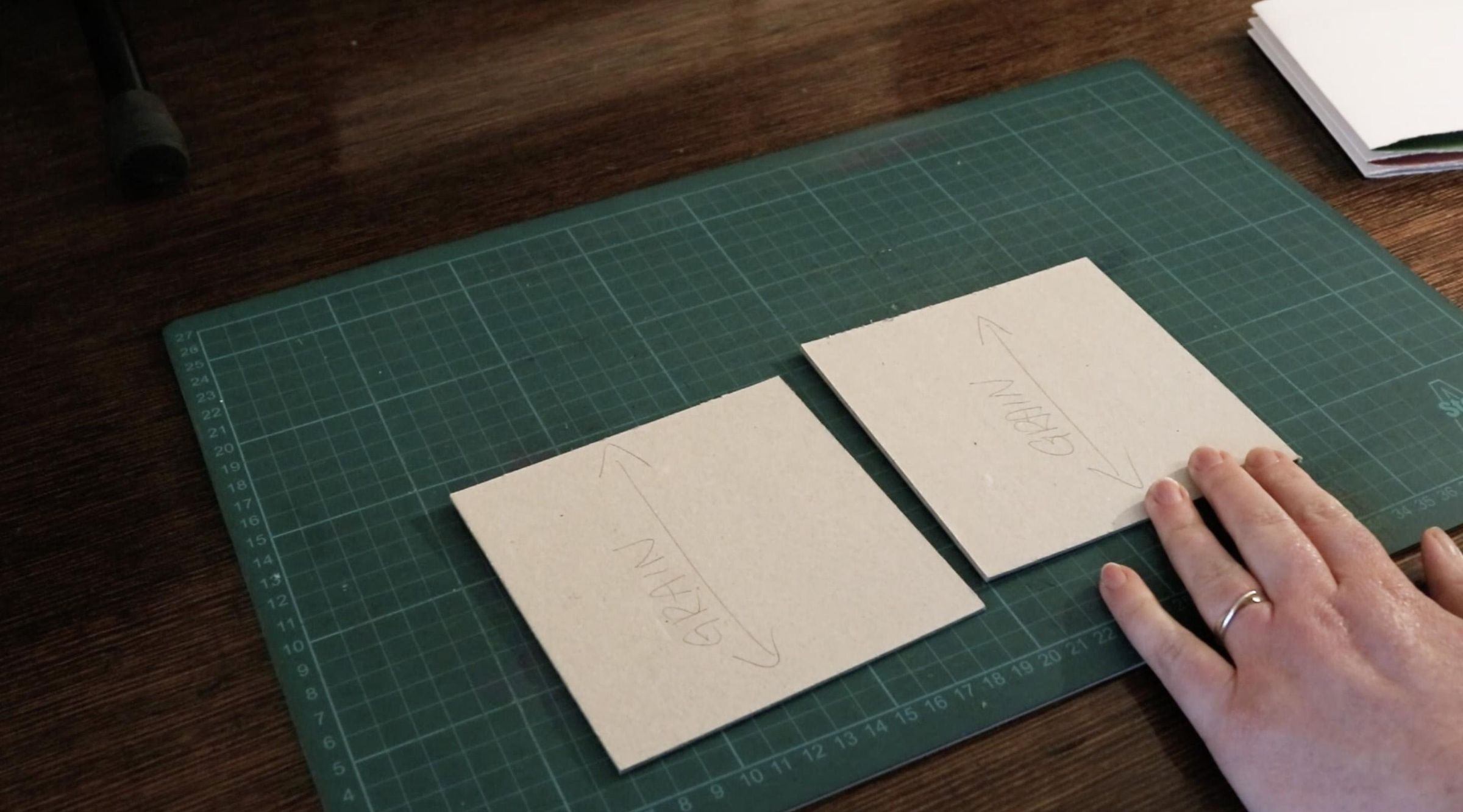 Make a Hard Cover for Your Handmade Book : 8 Steps (with Pictures ...