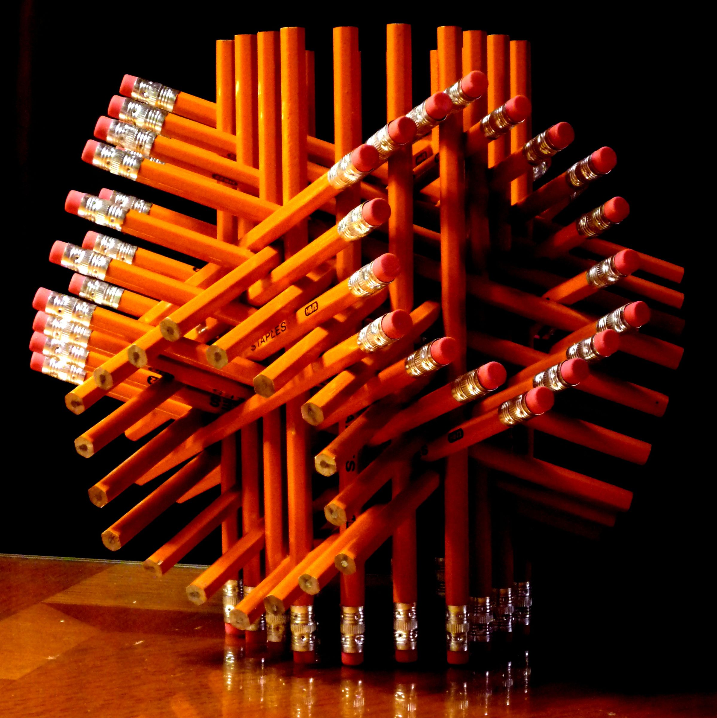 Geometric Sculpture From 72 Pencils (with Pictures) - Instructables