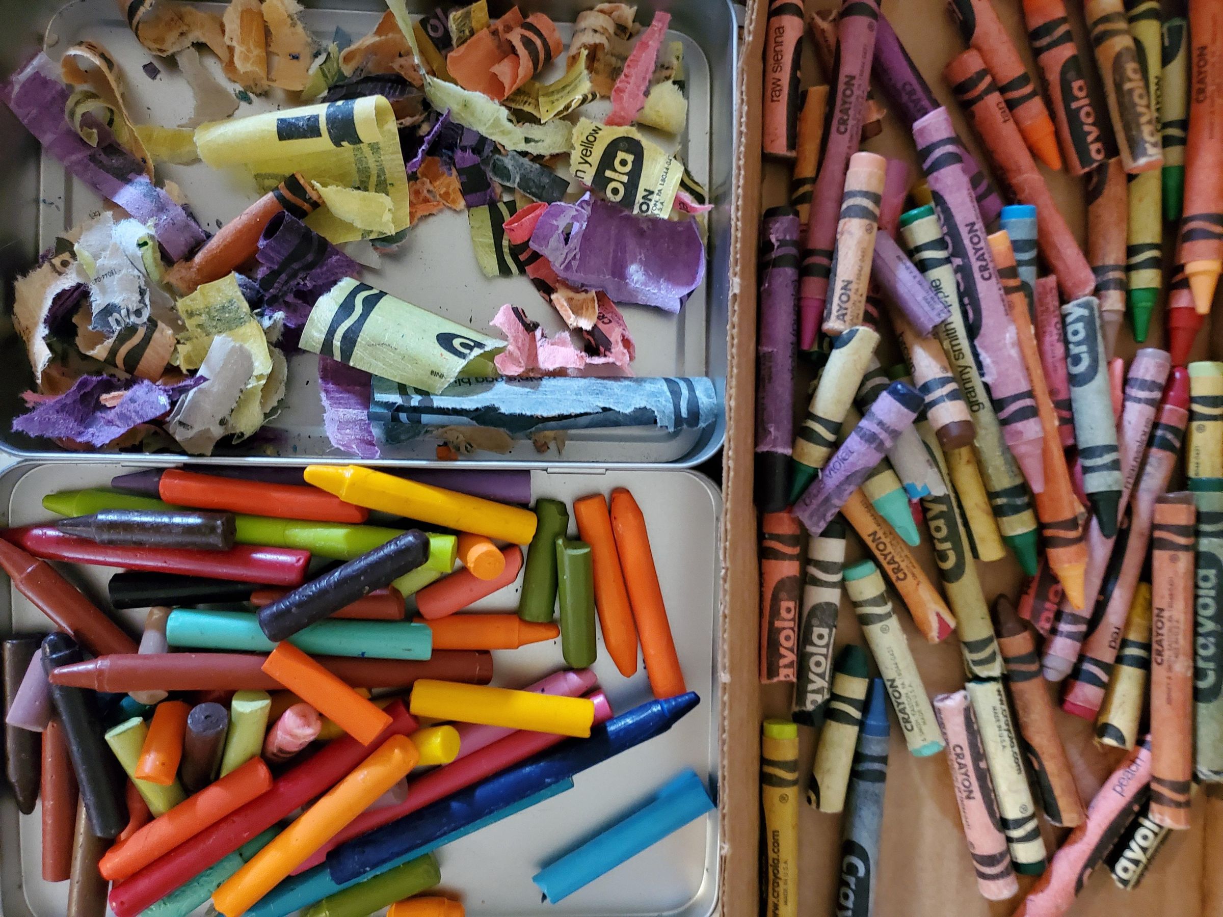 Sun Melted Broken Crayons : 7 Steps (with Pictures) - Instructables