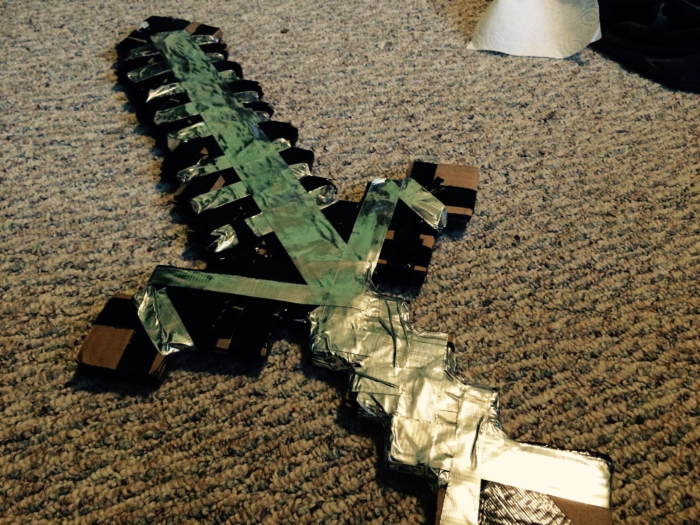 Cardboard and Duck Tape Sword : 4 Steps (with Pictures) - Instructables