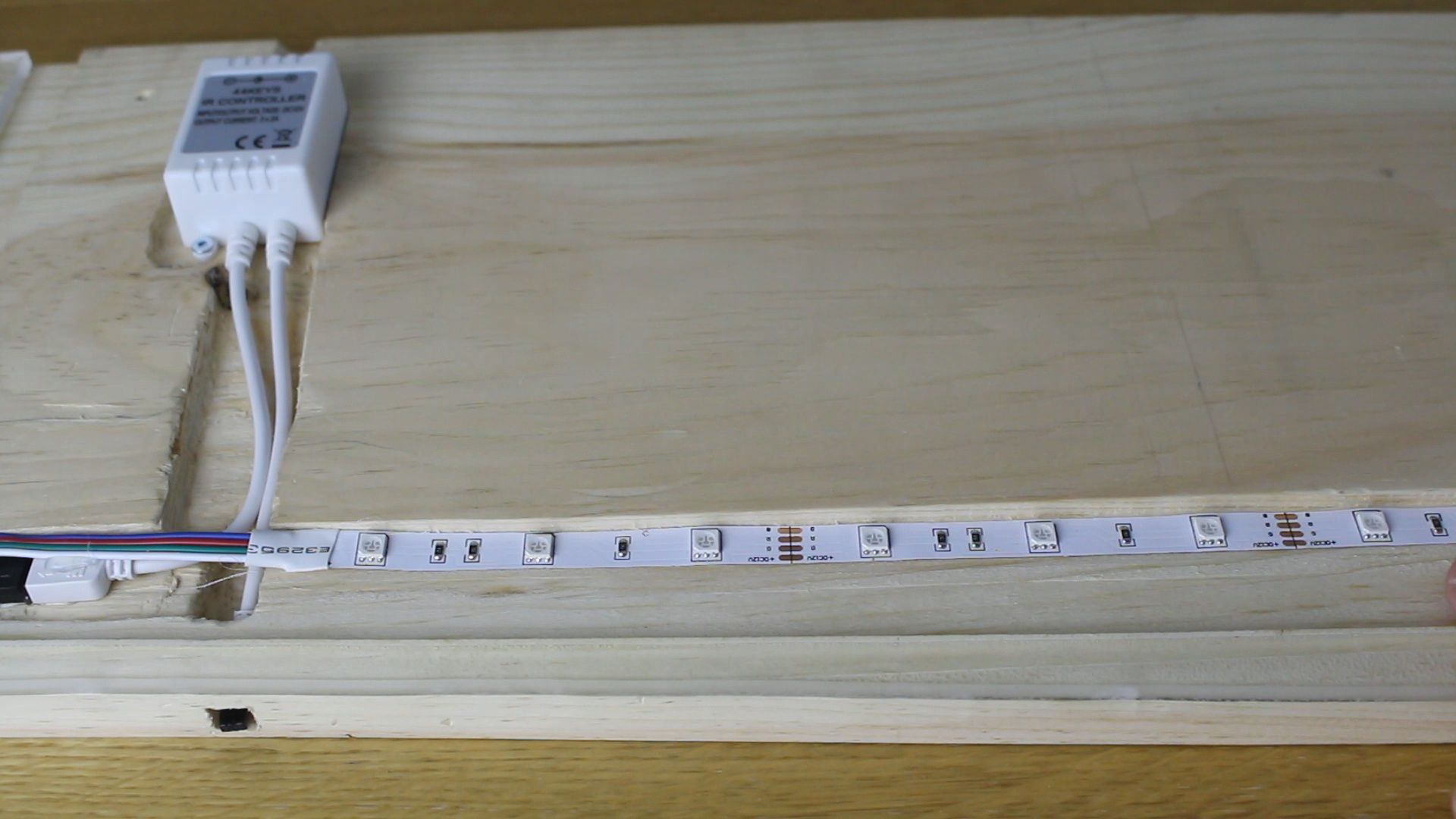 DIY Color Changing Raw Wood LED Shelf : 10 Steps (with Pictures ...