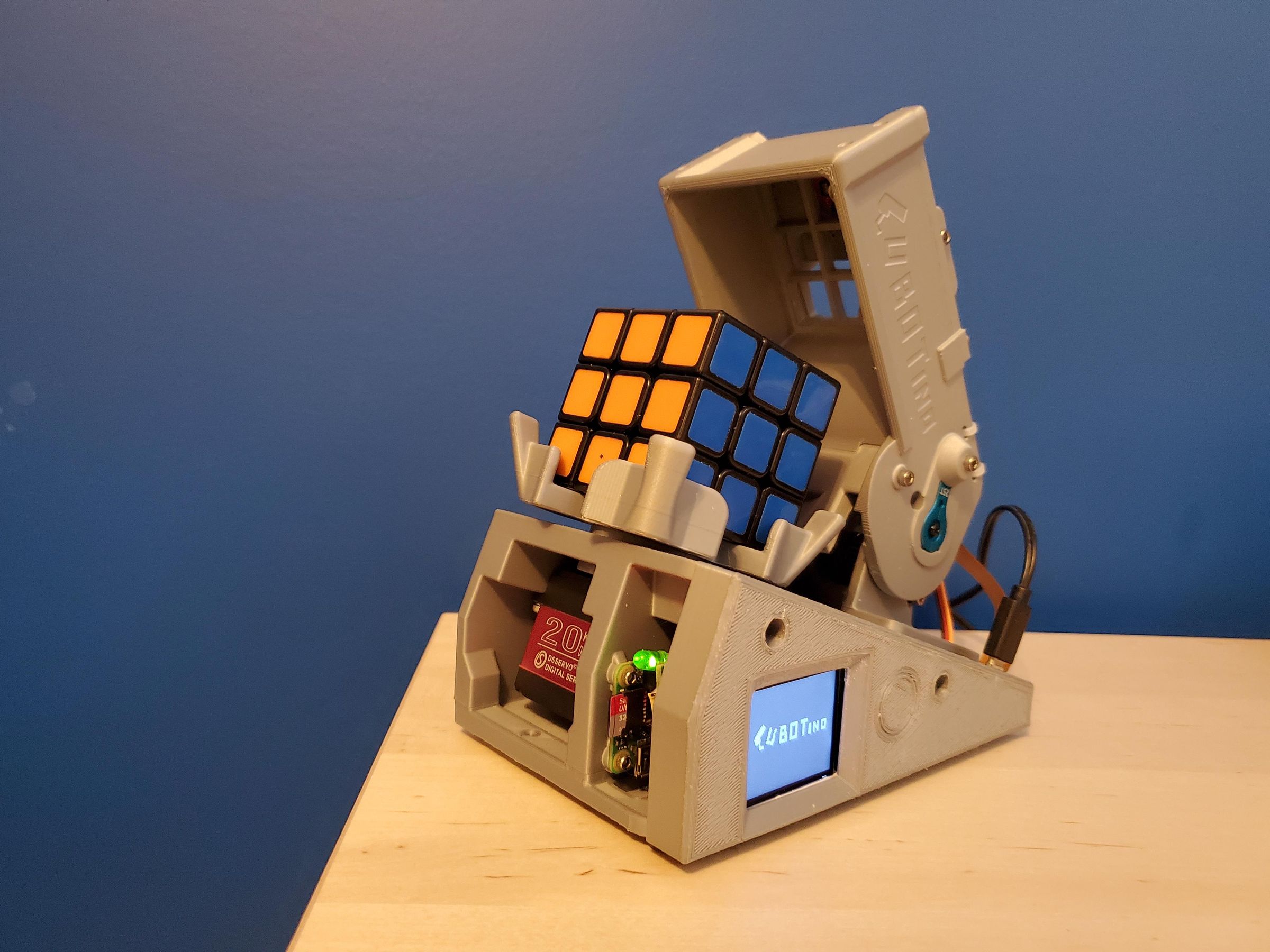 CUBOTino Autonomous: Small, 3D Printed, Rubik's Cube Robot (Raspberry Pi Zero 2, PiCamera) : 11 ...