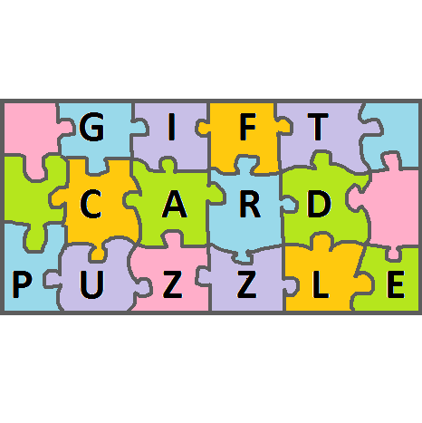 Gift Card Puzzle!!! : 4 Steps - Instructables