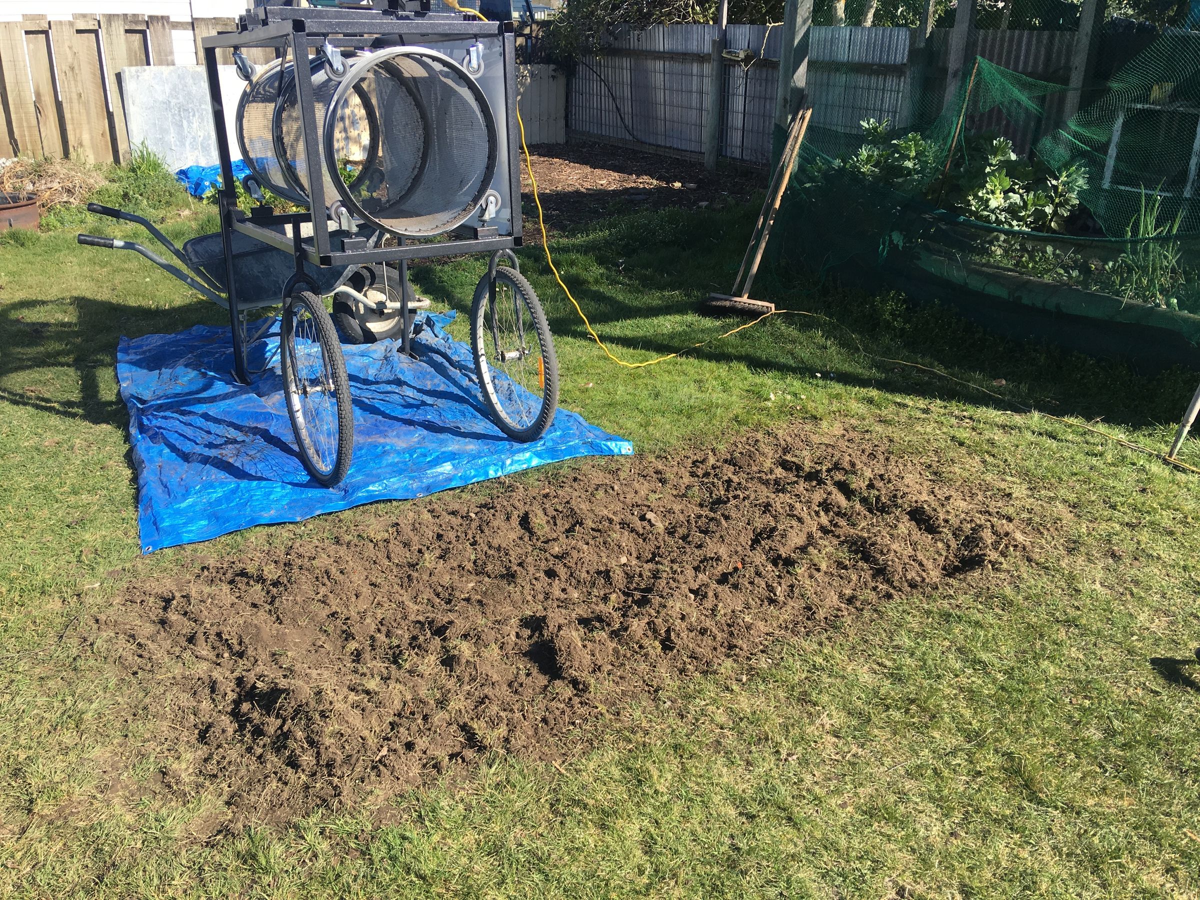 Building a Soil Sifter / Rotary Trommel : 7 Steps (with Pictures ...