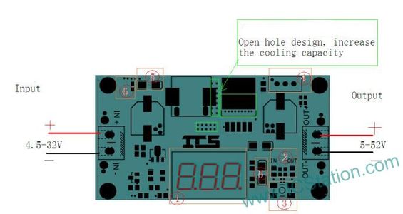The Introduction of XL6009 Step-up Power Module DC-DC Converter : 4 ...