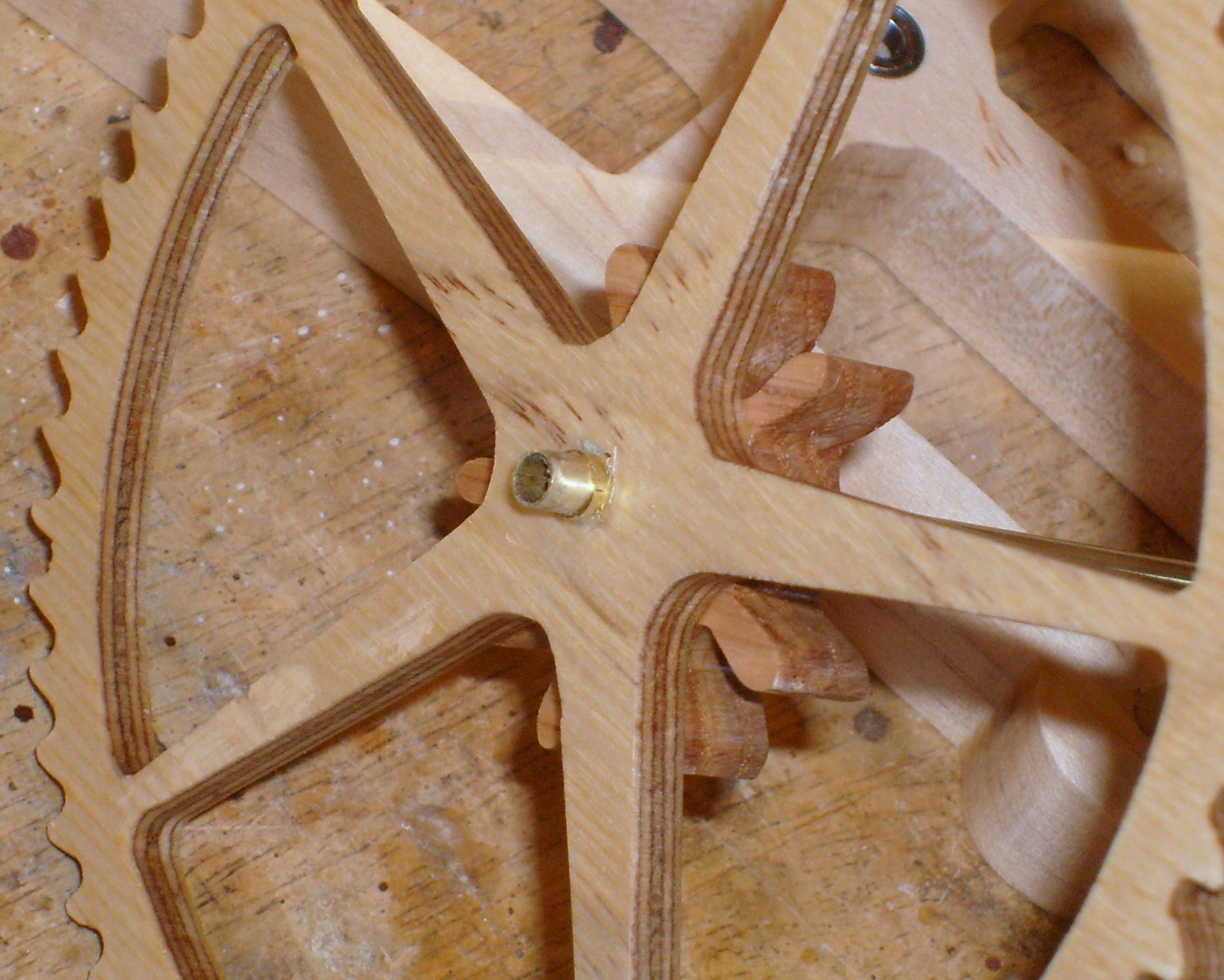 A Wood Gear Clock With a Unique Drive Mechanism : 34 Steps (with ...