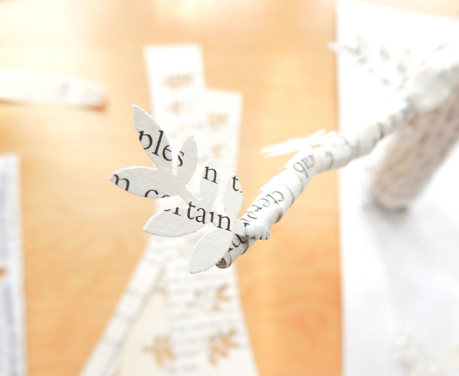 3D Book Page Tree Sculpture : 9 Steps (with Pictures) - Instructables