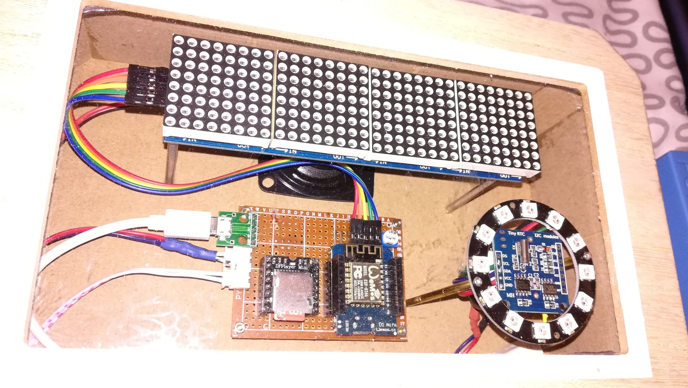 Design and 3D Print an RGB Word Clock : 13 Steps (with Pictures ...