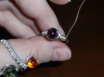 How to Make a Simple Wire Wrapped Ring : 11 Steps (with Pictures ...