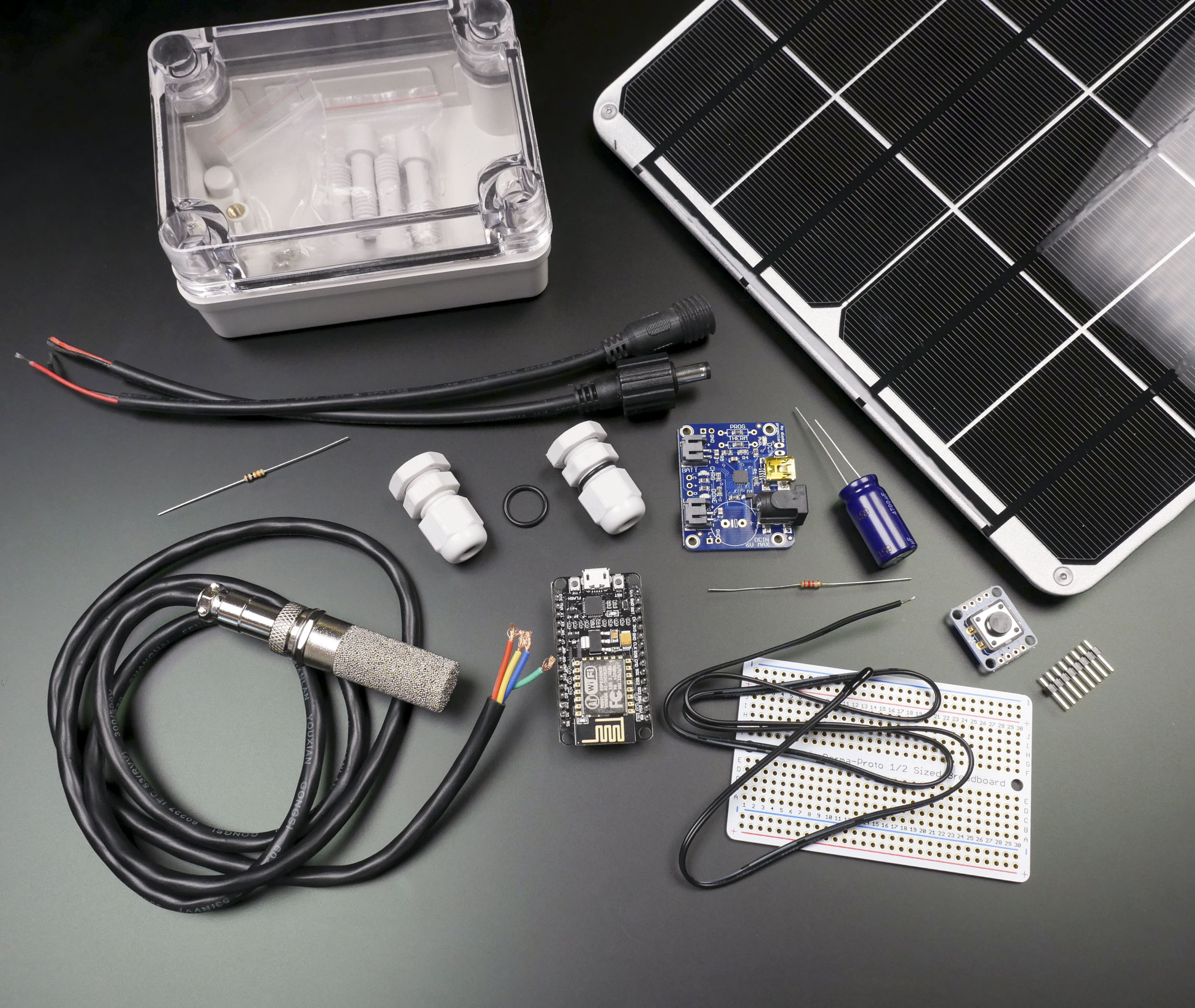 Solar Soil Moisture Meter With ESP8266 : 10 Steps (with Pictures ...