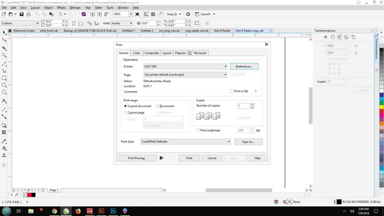 How to Make a Laser Cut Portrait on a ULS Laser Cutter : 11 Steps (with ...