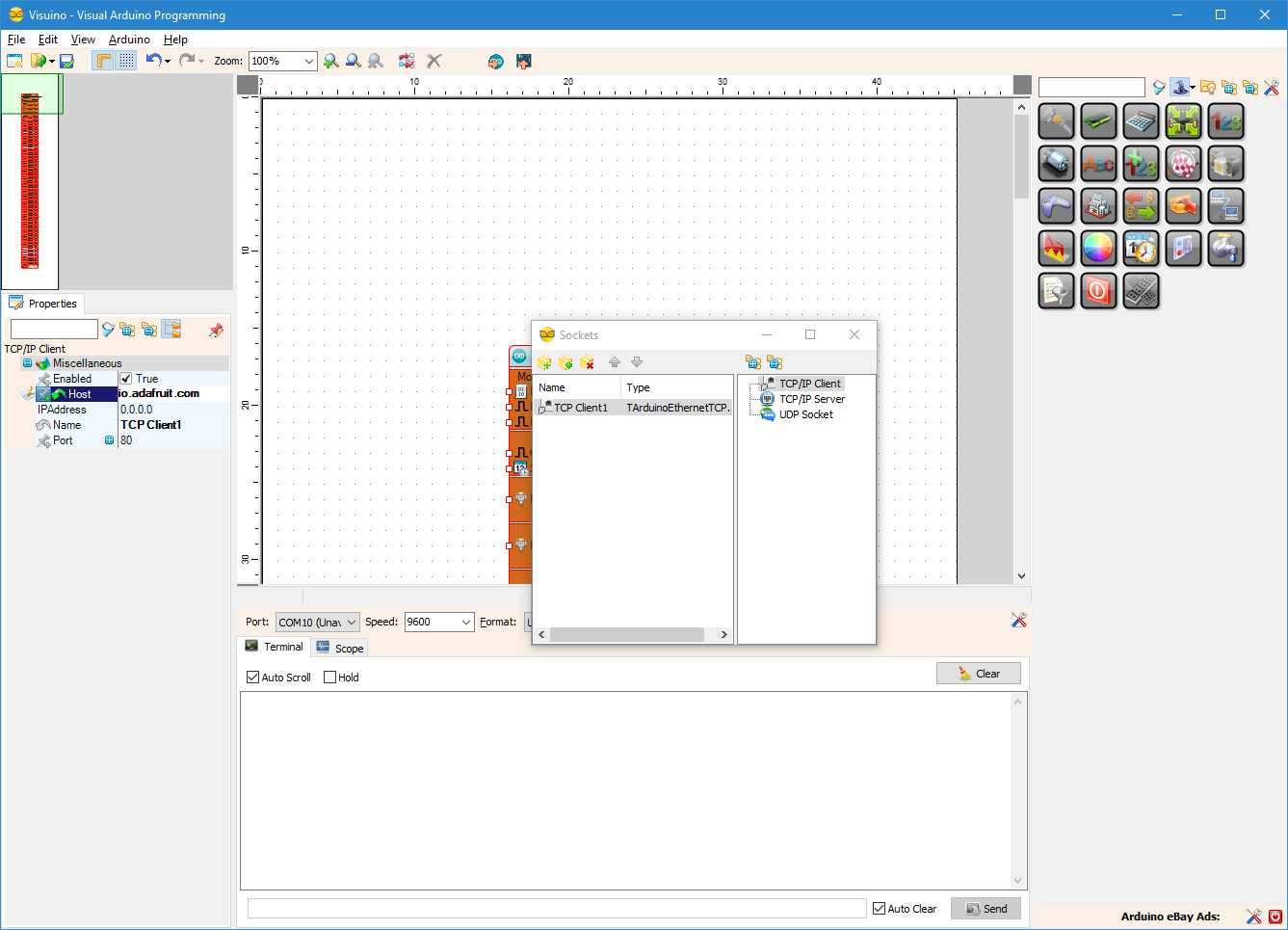 Visuino: Use the Adafruit IO MQTT to Remotely Access and Control Controllino MEGA PLC : 12 Steps ...