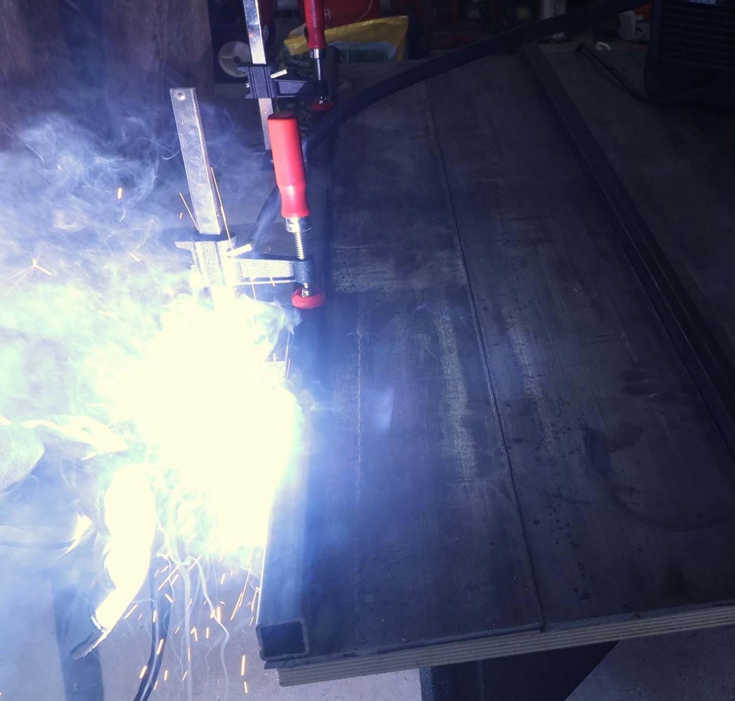 Fold-Down Welding Table for Small Workspaces : 16 Steps (with Pictures ...