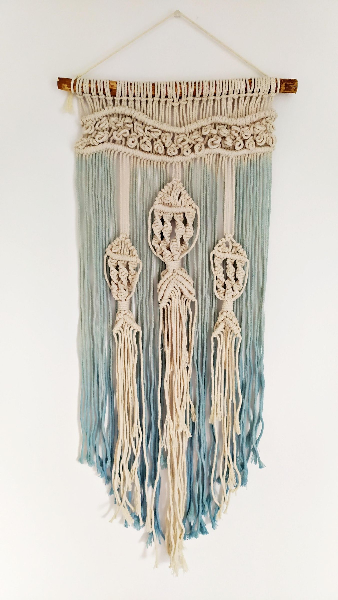 Macrame Fish Wall Hanging Made From Rope Scraps : 15 Steps (with ...