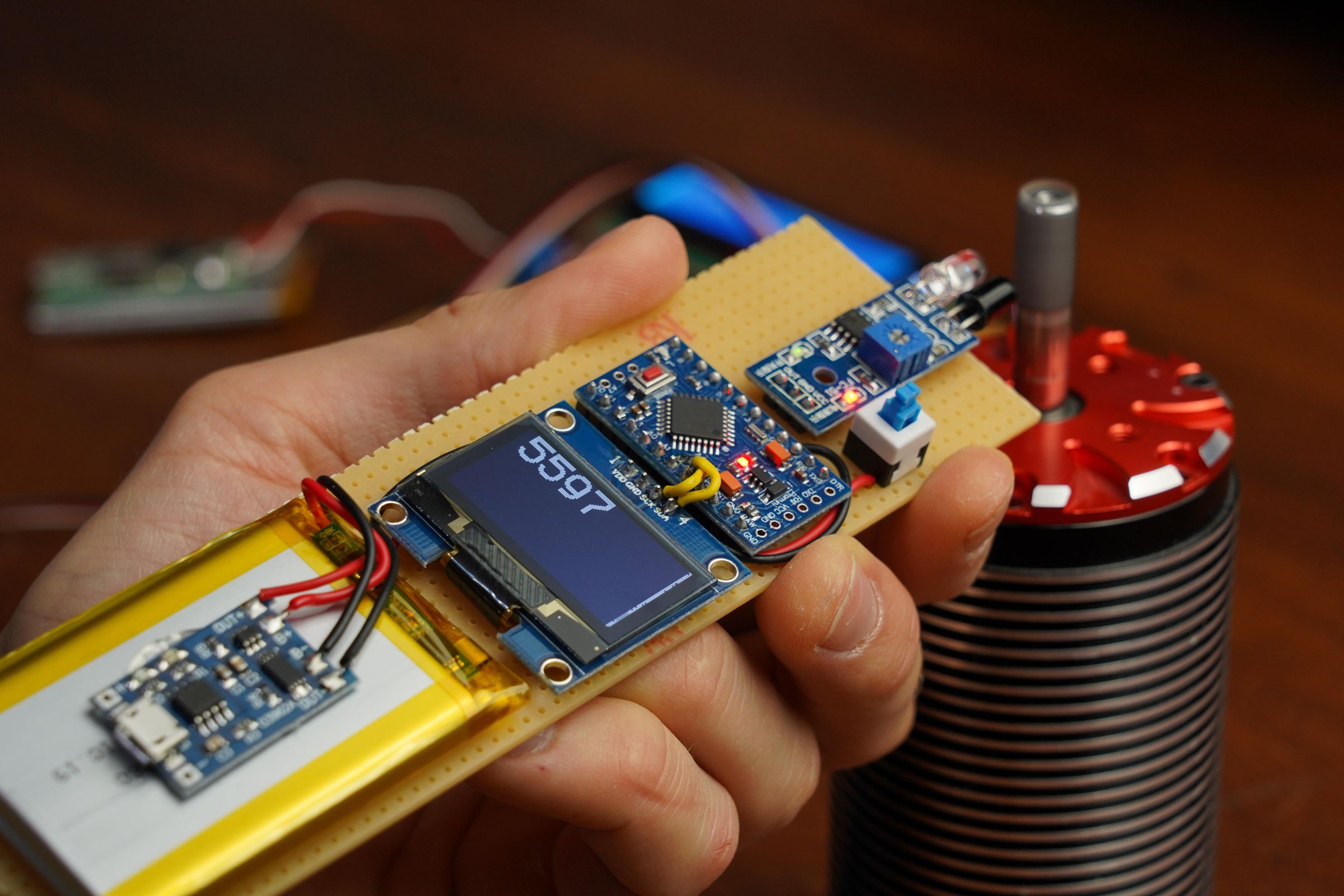 DIY Tachometer (RPM Meter) : 5 Steps - Instructables