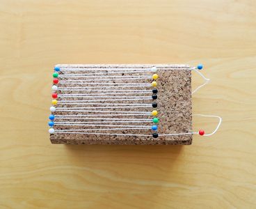 Miniature Pin Weaving | DIY Woven Mini Wall Hanging : 10 Steps (with ...