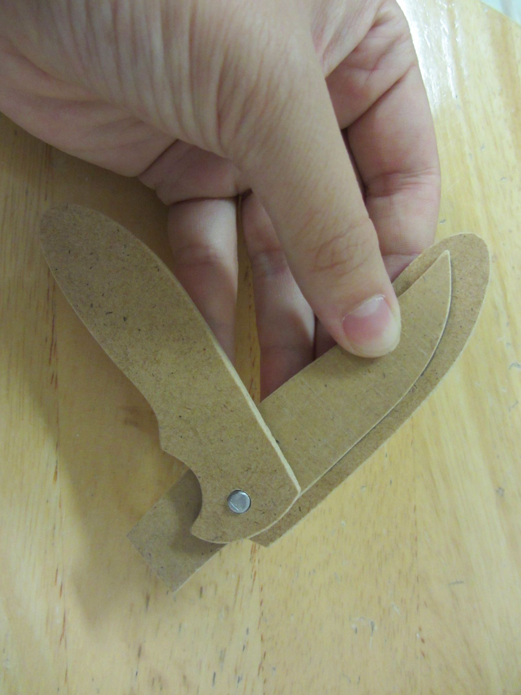 How to Make a Wooden Folding Knife : 9 Steps (with Pictures ...