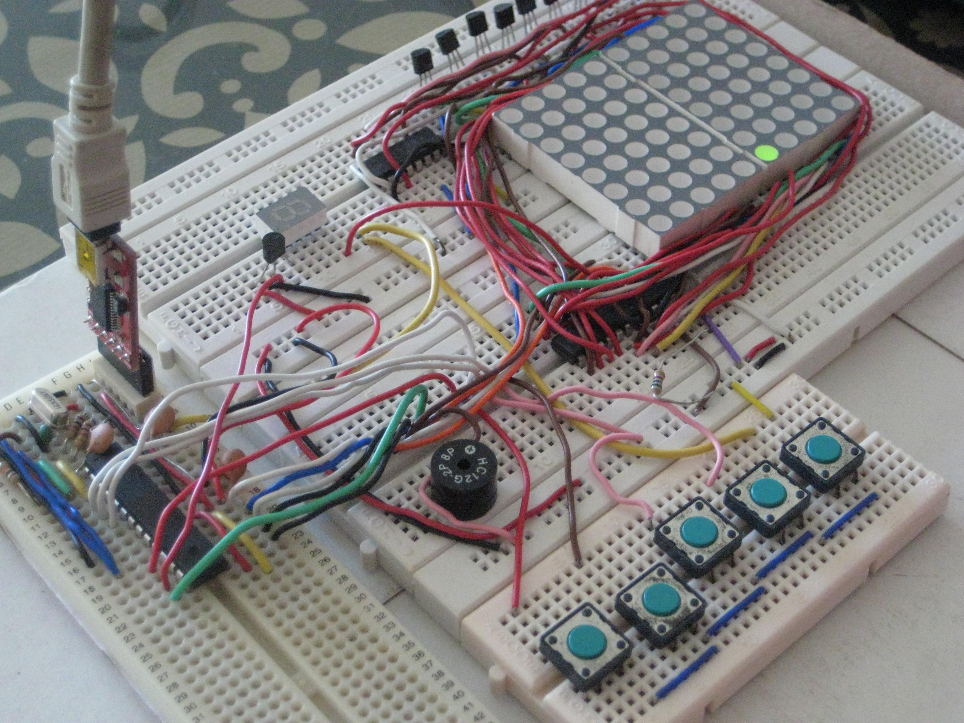 Armadino - an Arduino Gameboy, Clock, Electronic Lab, TVout Console and ...