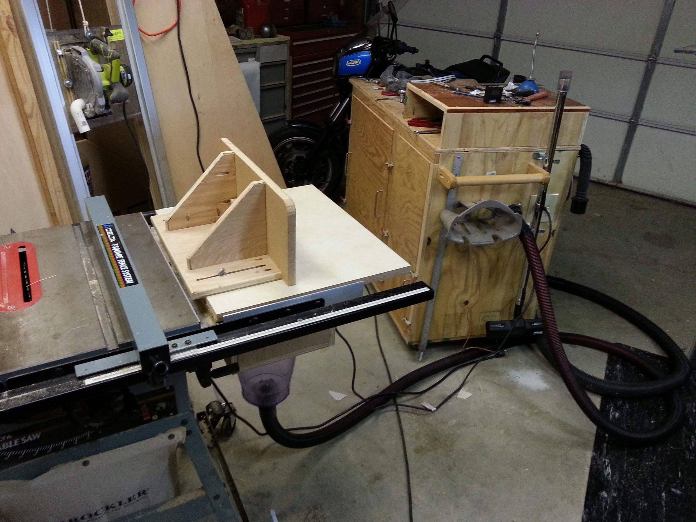 Add a Router Table With Dust Collector to Your Table Saw : 7 Steps ...