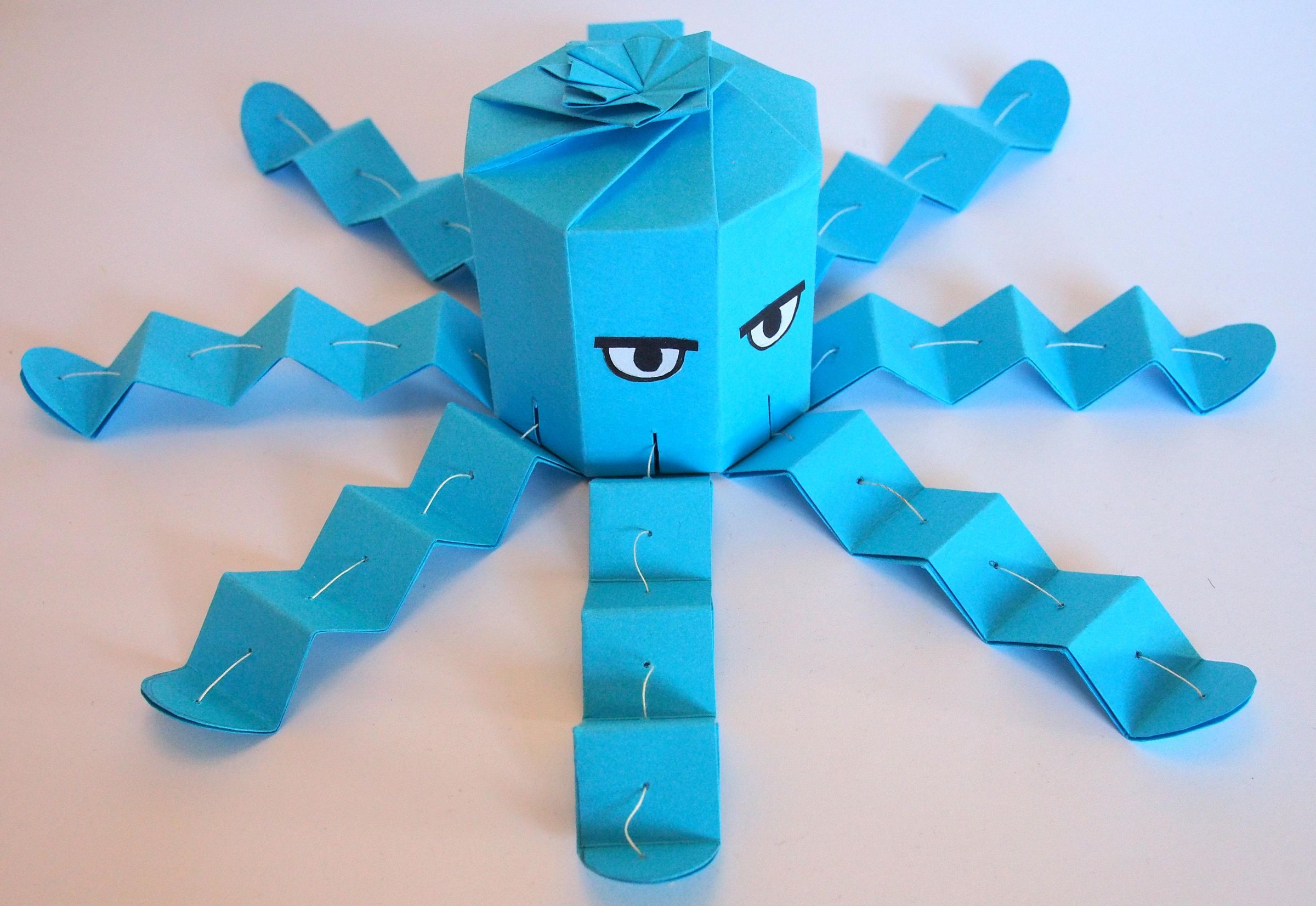 Robotic Paper Octopus (with Micro:bit) : 24 Steps (with Pictures ...