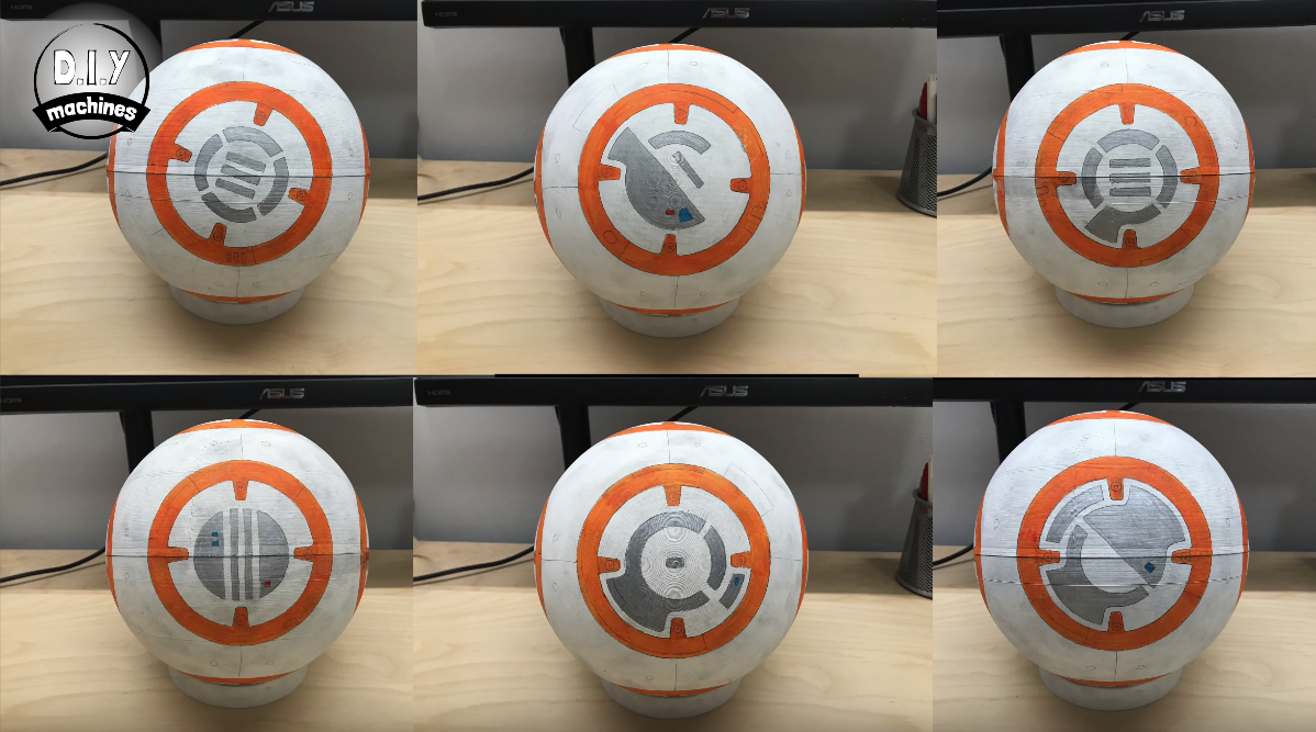 BB8 Droid - Arduino | Remote Controlled | 3D Printed : 22 Steps (with ...