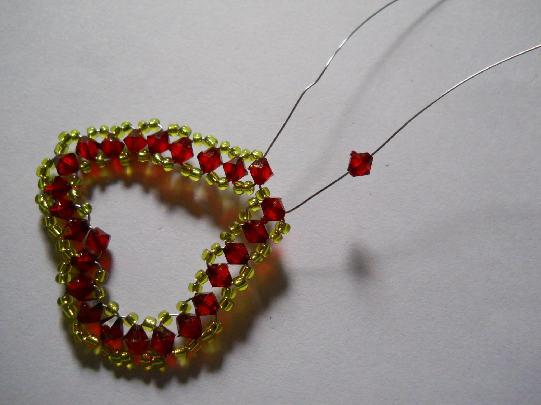 Beaded Heart Shaped Pendant : 7 Steps (with Pictures) - Instructables
