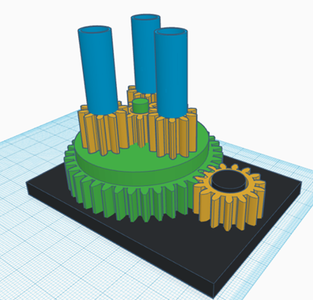 Simple Gear Mechanism (Move Things) : 23 Steps (with Pictures ...
