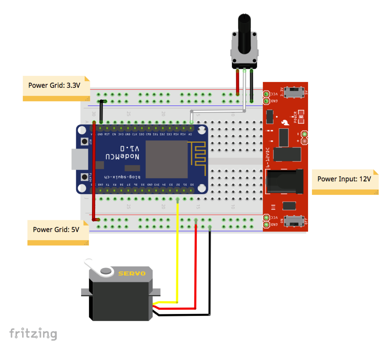 IoT Made Simple: Servo Control With NodeMCU and Blynk : 6 Steps (with ...