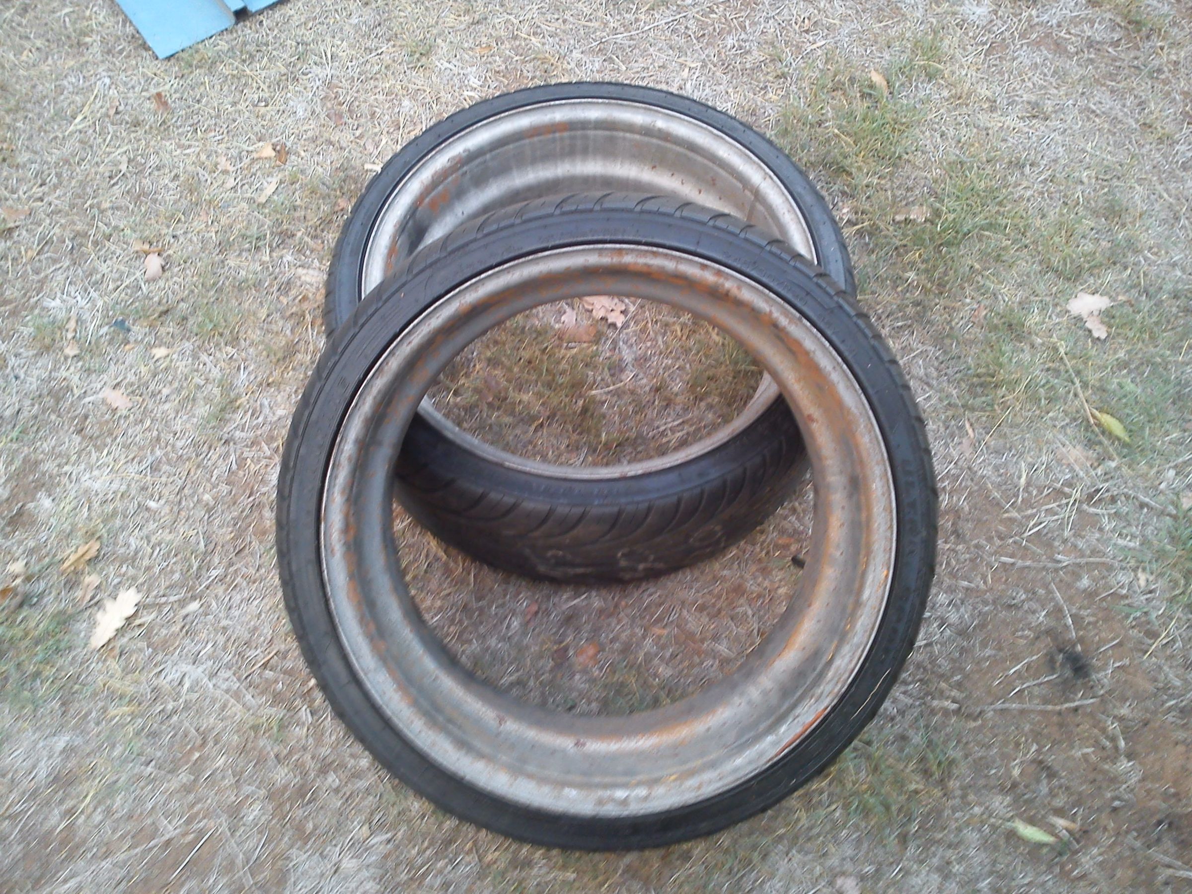 Making Wide Bike Wheel Hubs and Joining Them to Car Rims! : 6 Steps ...