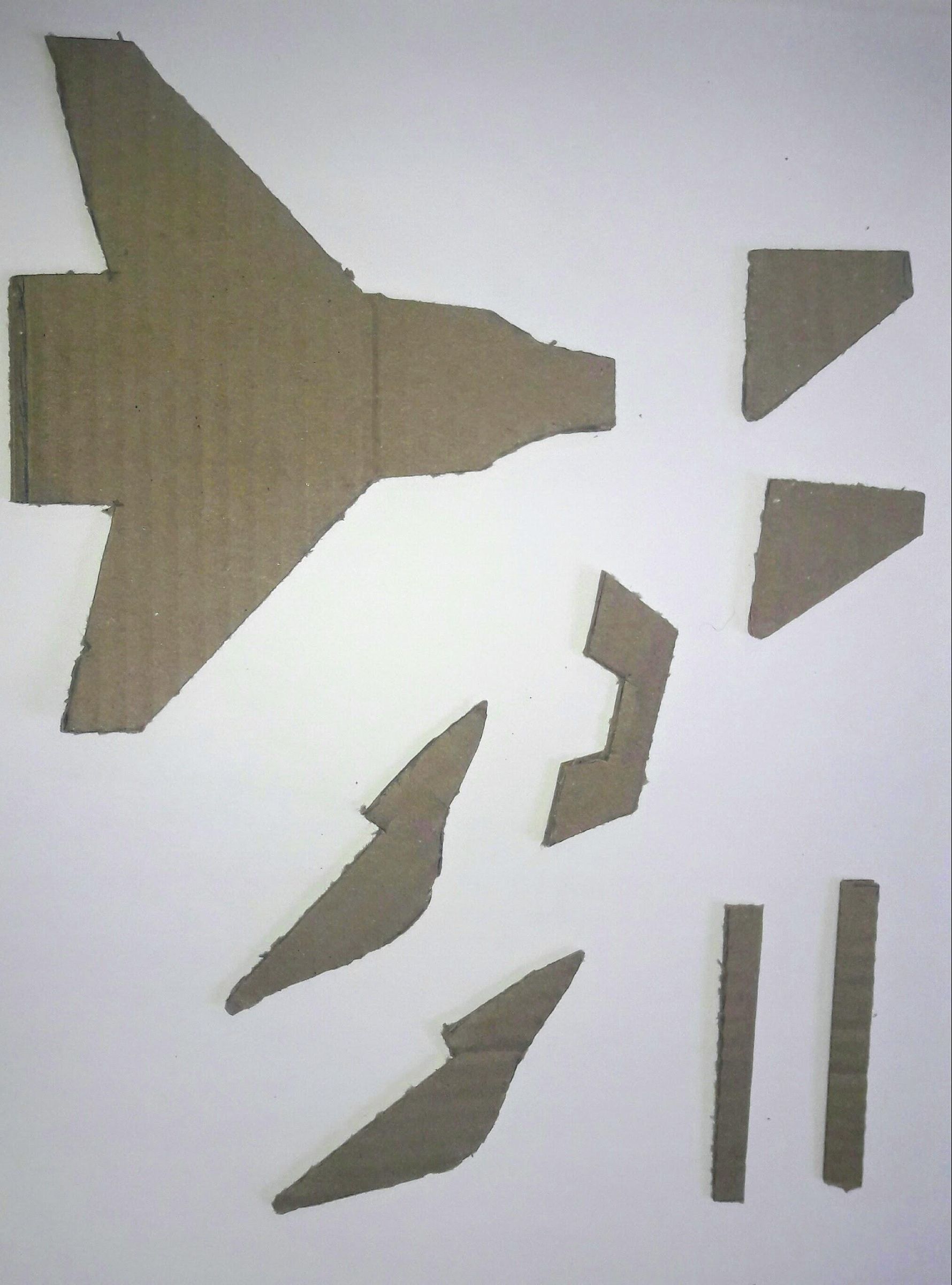 Cardboard Model Jet Plane : 6 Steps - Instructables