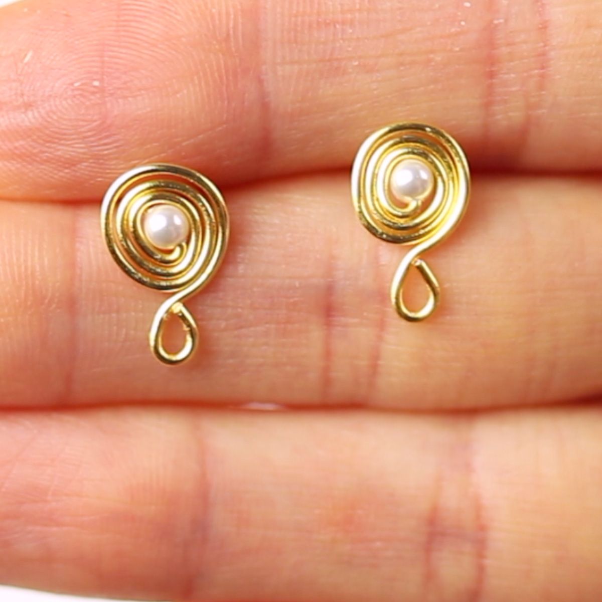 3 Super Easy Earrings! | Earrings DIY : 5 Steps (with Pictures ...