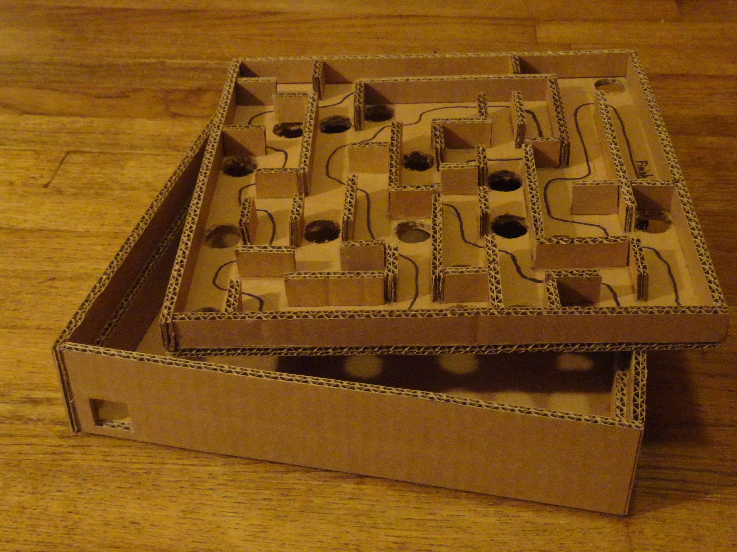 Cardboard Marble Labyrinth : 16 Steps (with Pictures) - Instructables