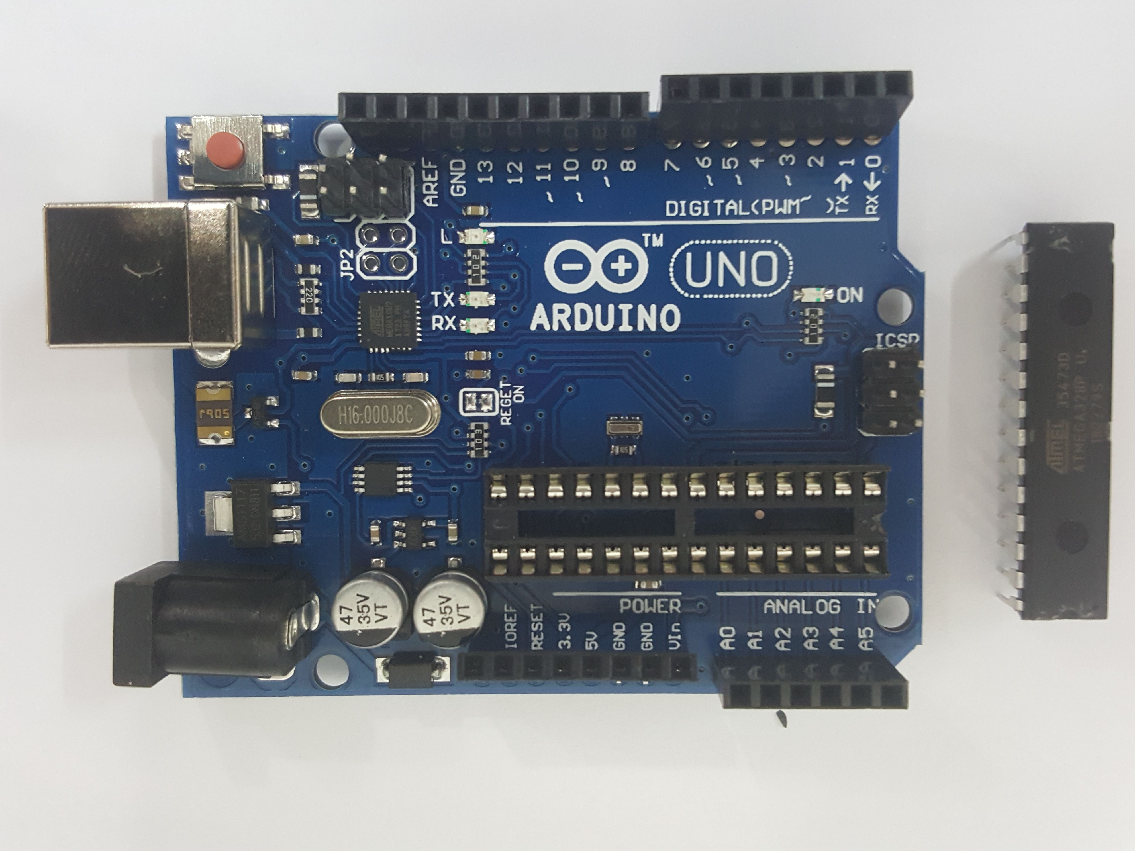 How to Upload Program Arduino Pro Mini 328P by Using Arduino Uno : 6 ...