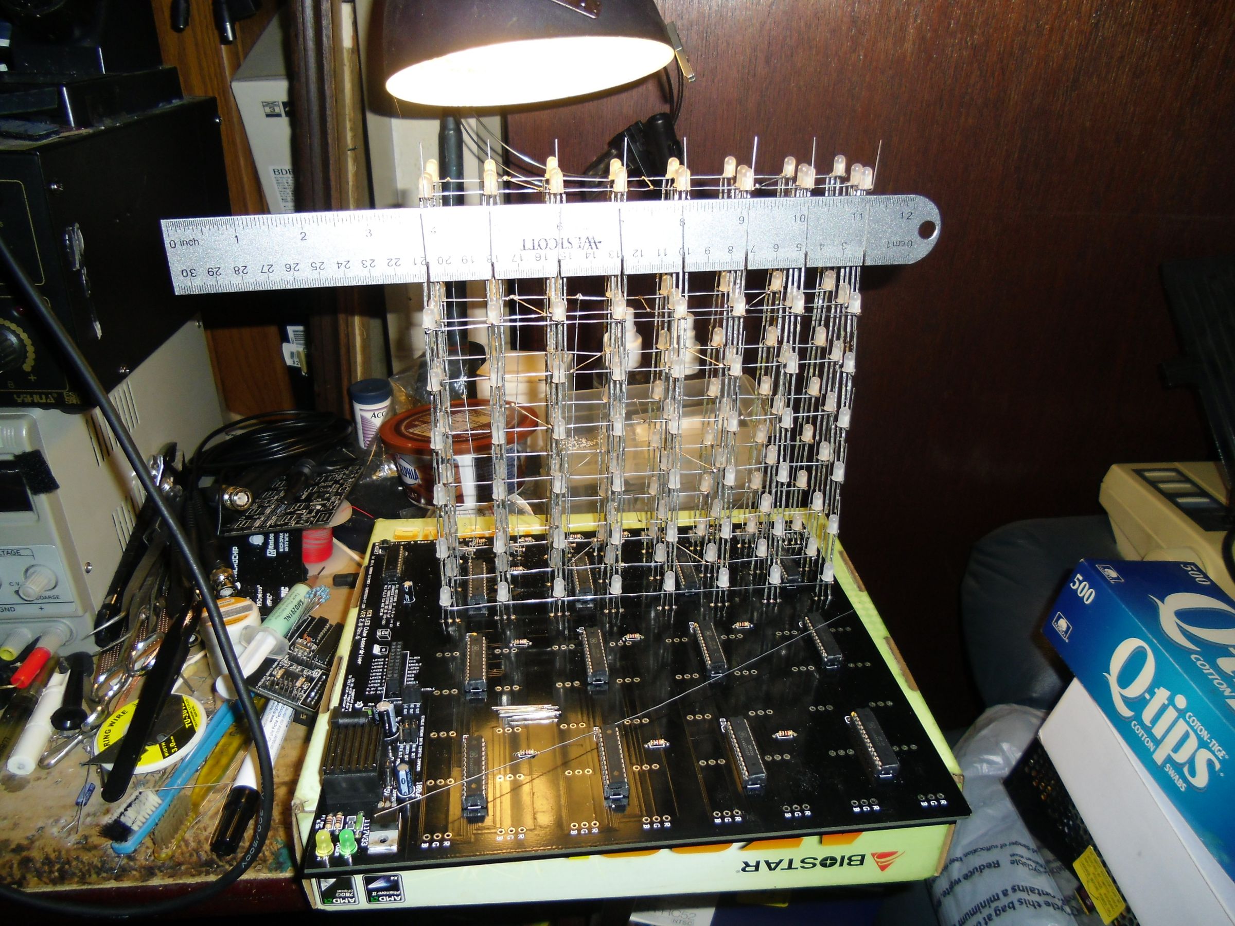 8X8X8 3D RGB LED Cube : 18 Steps (with Pictures) - Instructables