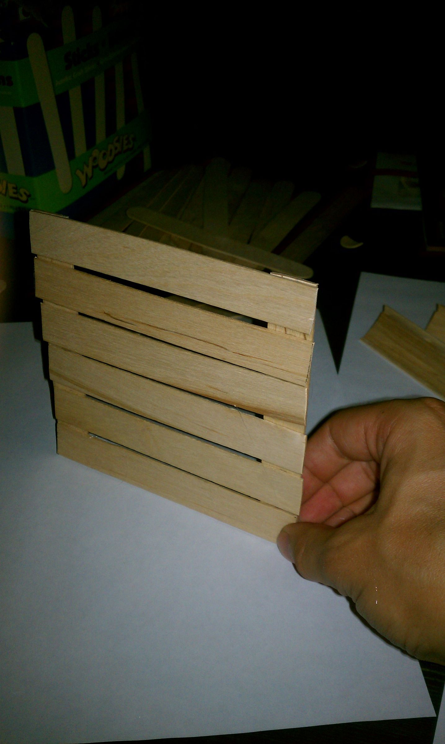 Make a Popsicle Stick Shutter Lamp : 6 Steps - Instructables