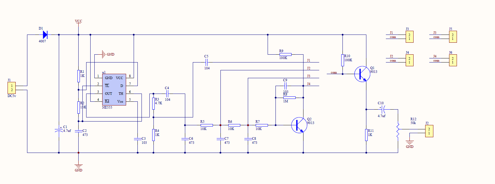 DIY a NE555 Circuit to Generate Sine Wave : 6 Steps - Instructables