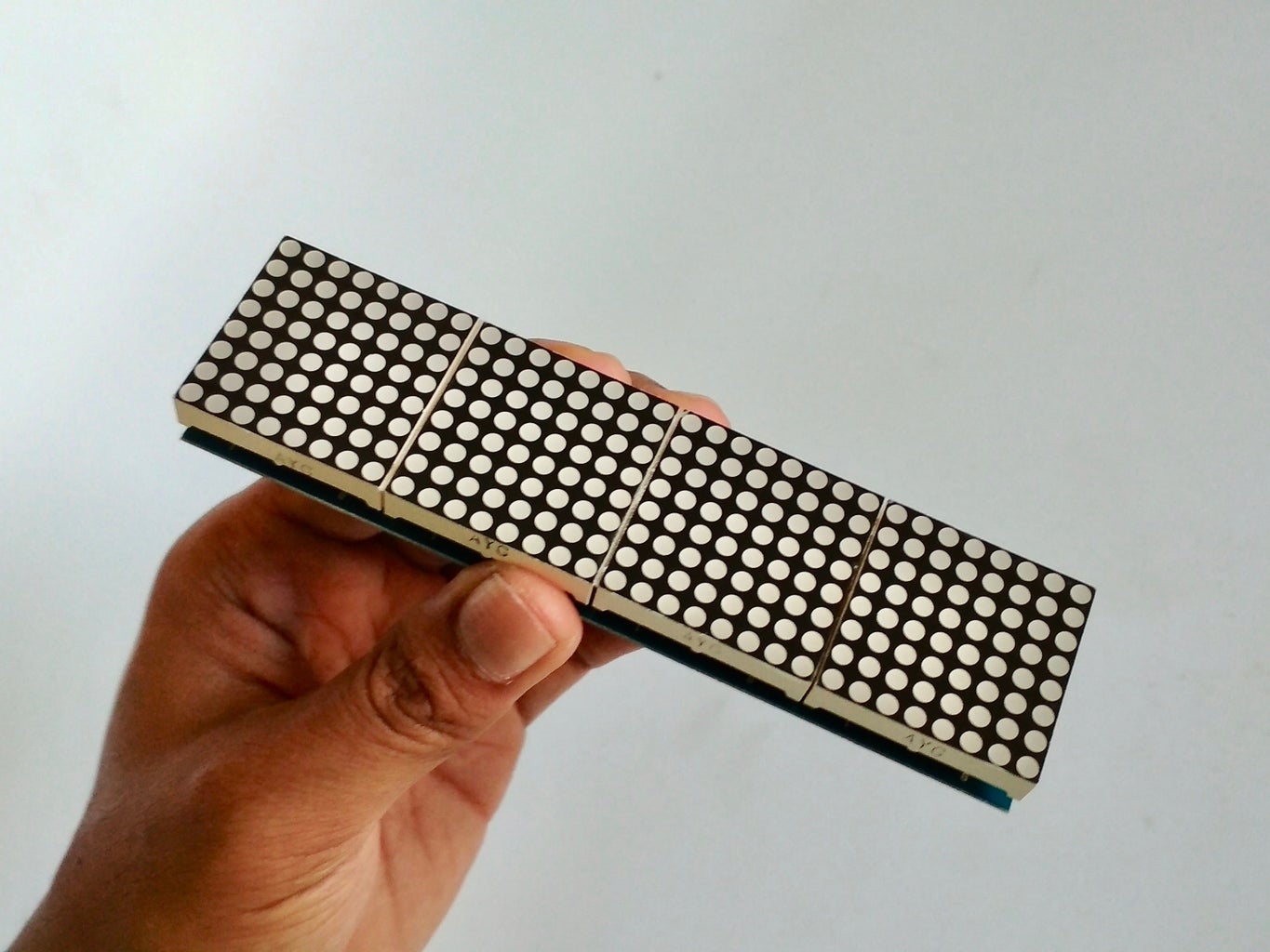 Iot Smart Clock Dot Matrix Use Wemos Esp8266 Esp Matrix 12 Steps