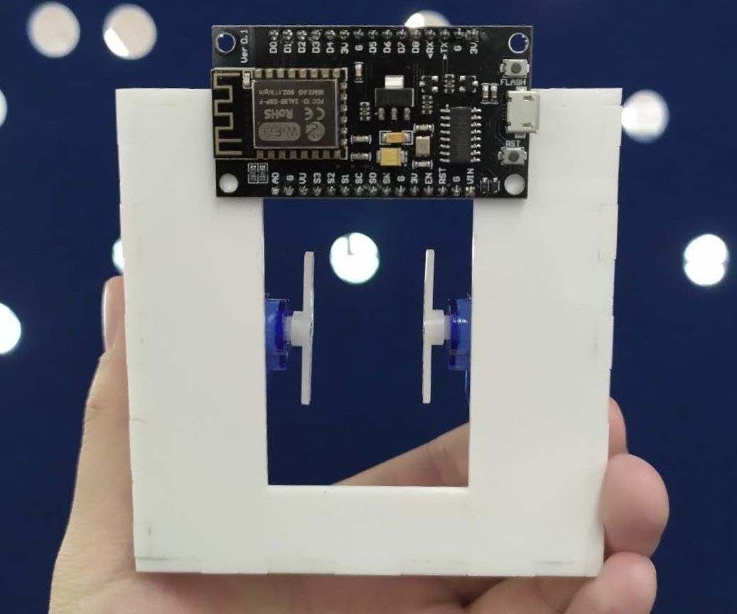 Easy Mountable Light Switch Flicker : Smartphone-Controlled With BLYNK ...