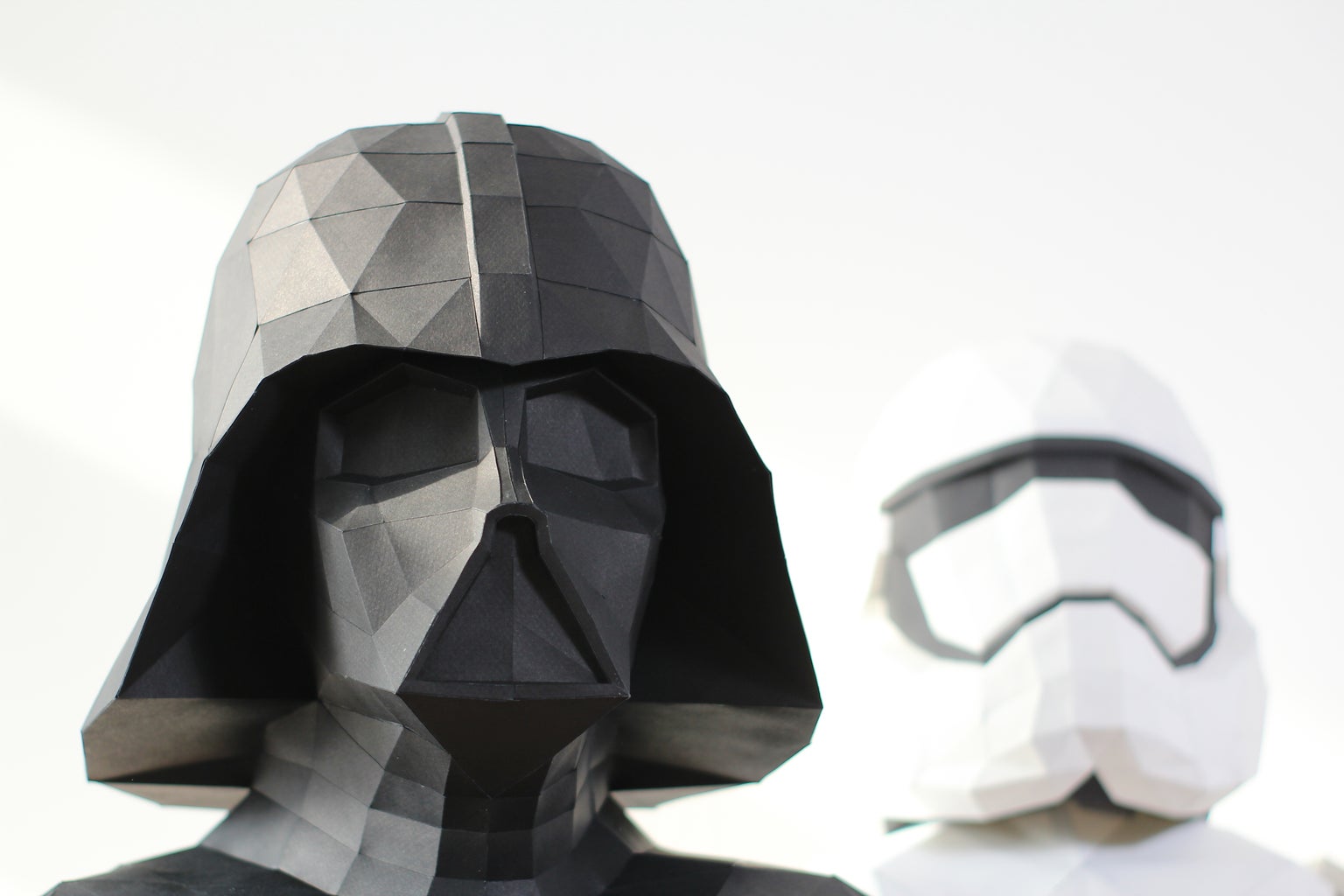 Darth Vader Bust Papercraft 7 Steps With Pictures Instructables