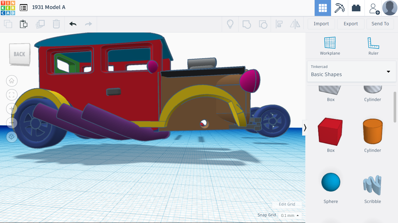 How to Make a Model a and Scene Using Tinkercad : 33 Steps (with ...